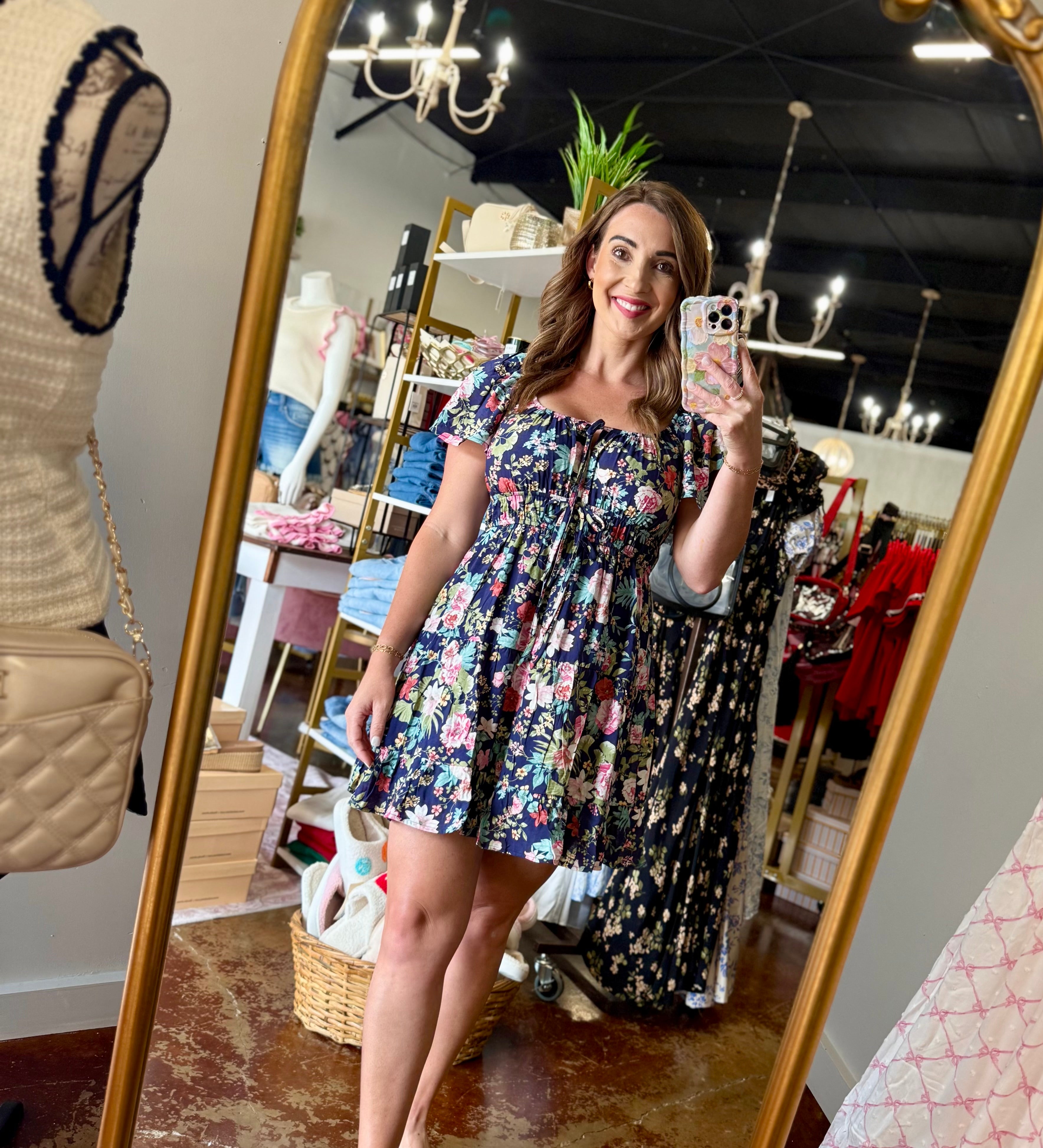 The Abby Floral Dress – Jolie' Mae Clothing